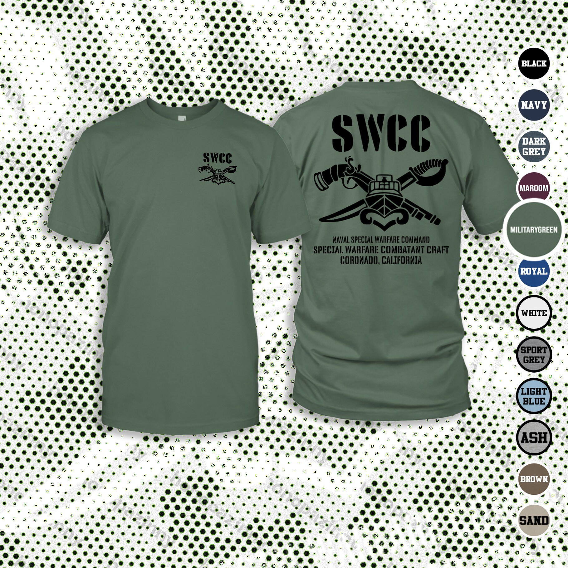 SWCC US Army Naval Special Warfare Combatant T-shirt US Navy Army ...