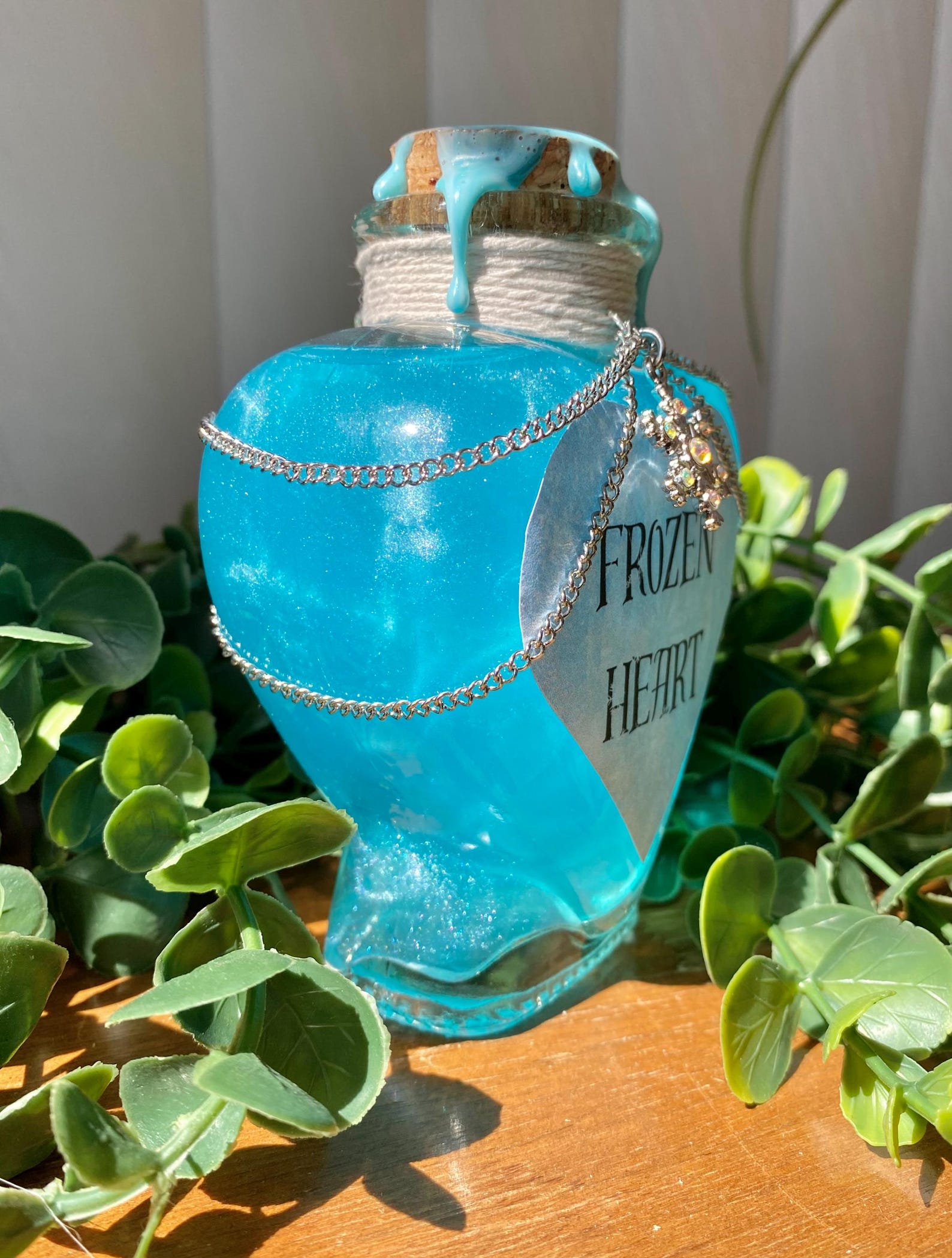 Frozen Heart Potion | Apothecary Potion Bottle | Winter Court Decor ...