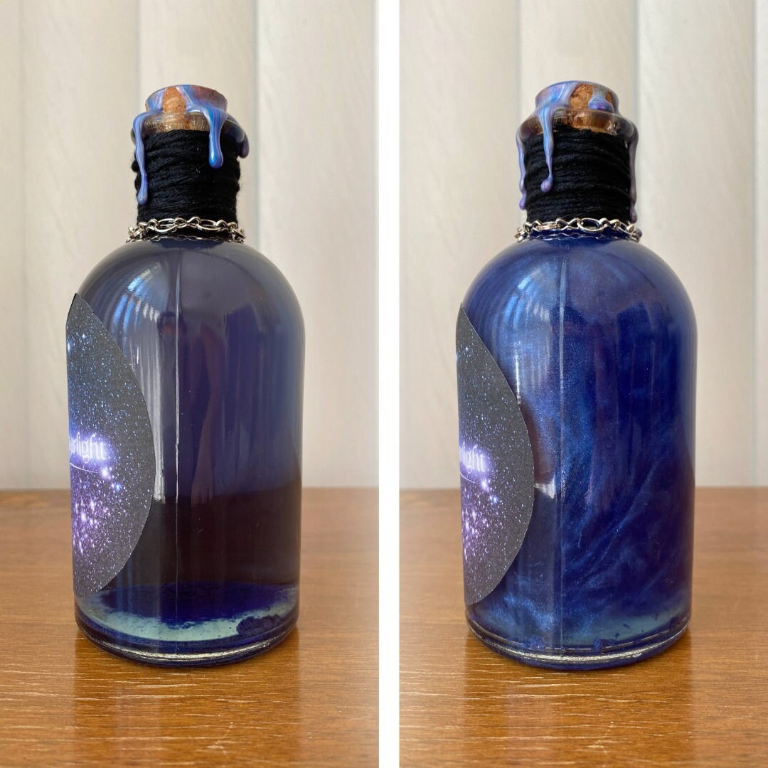 Bottled Starlight Color Changing Potion Fantasy Potion Bottle Night ...