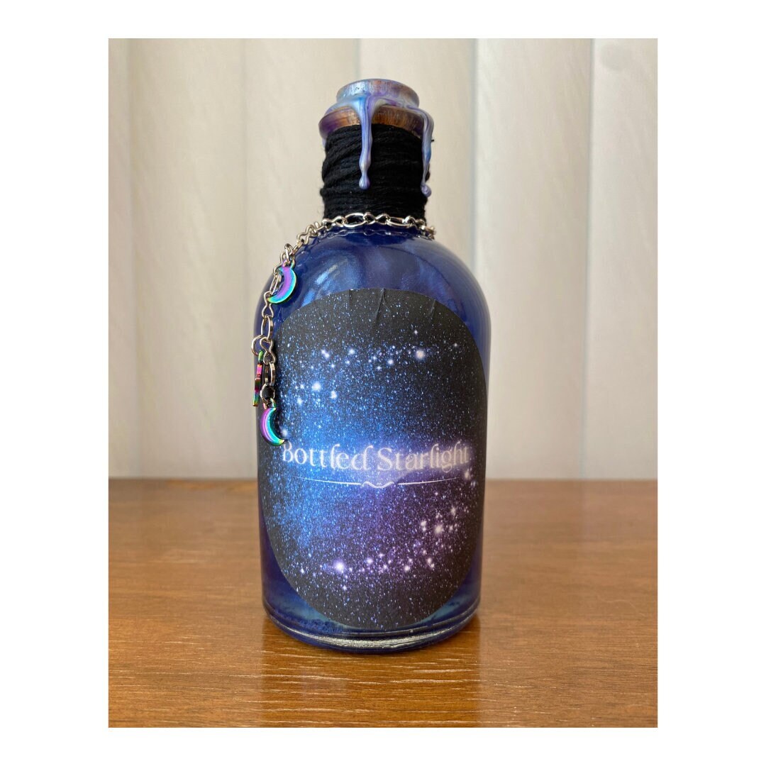 Bottled Starlight Color Changing Potion Fantasy Potion Bottle Night ...