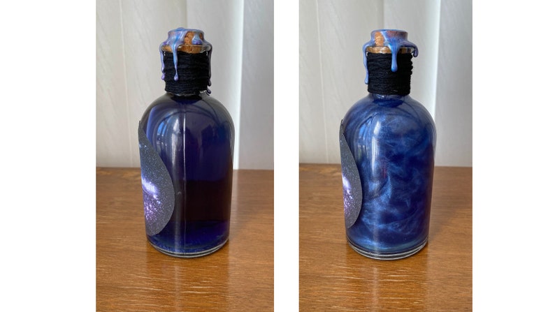 Bottled Starlight Color Changing Potion Fantasy Potion Bottle Night ...