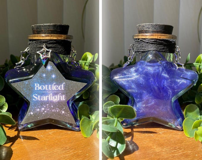 Bottled Starlight | Color Changing Potion | Fantasy Potion Bottle ...