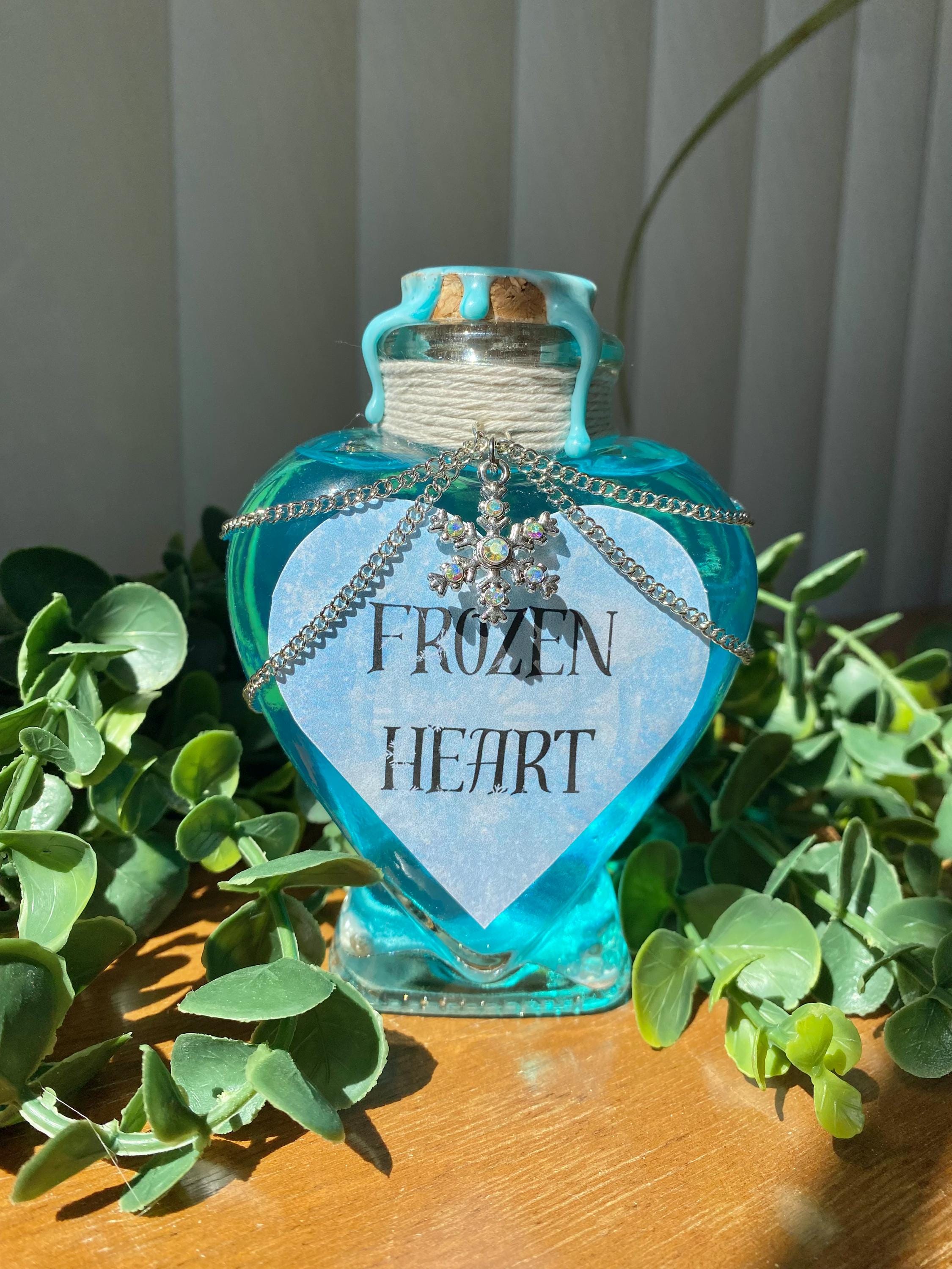 Frozen Heart Potion | Apothecary Potion Bottle | Winter Court Decor ...