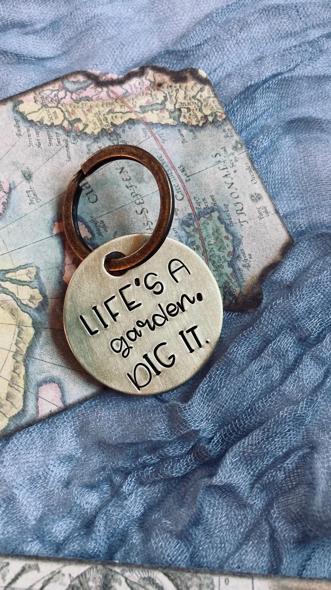 JOE DIRT - Life’s A Garden Dig It - Hilarious Gift - Stamped Brass ...