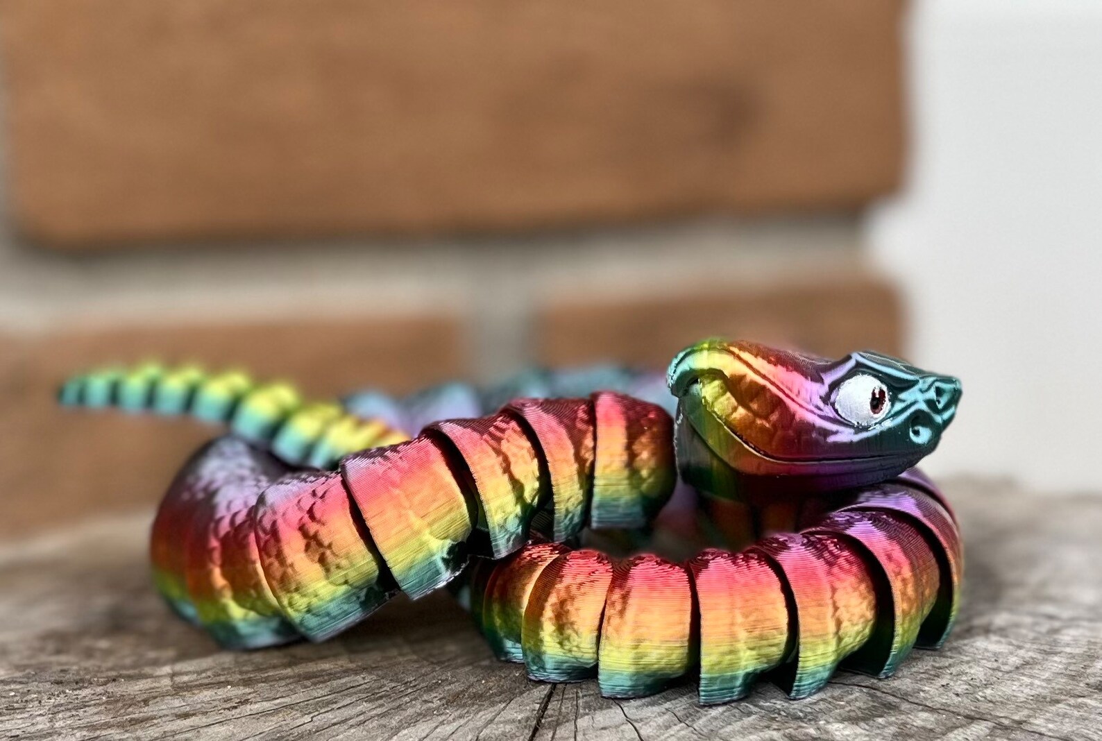 Articulated Rattle Snake Fidget, Snake Fidget Toy, Snake Toy, ASMR ...