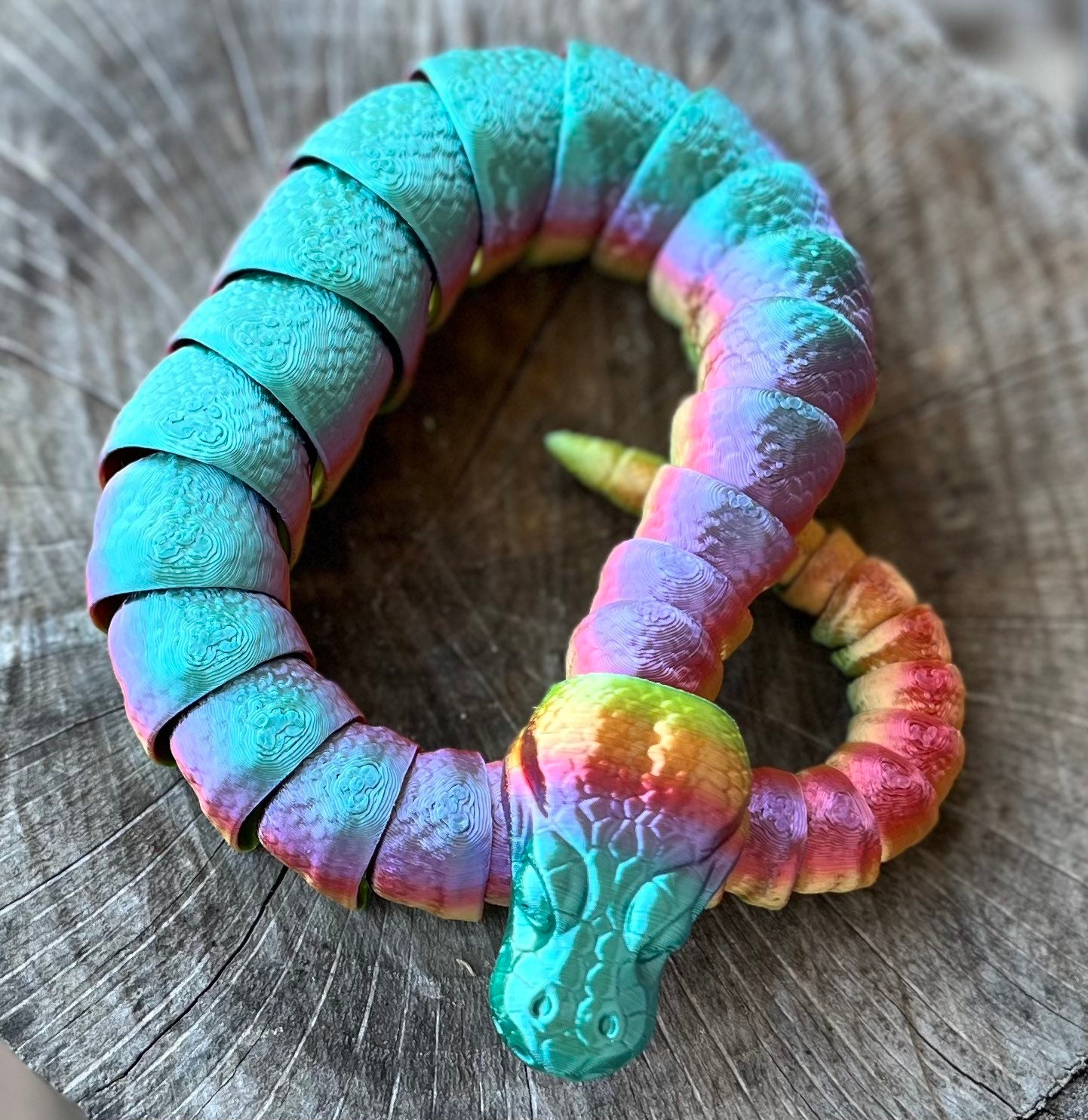 Articulated Ball Python Fidget Snake Fidget Toy Snake Toy - Etsy