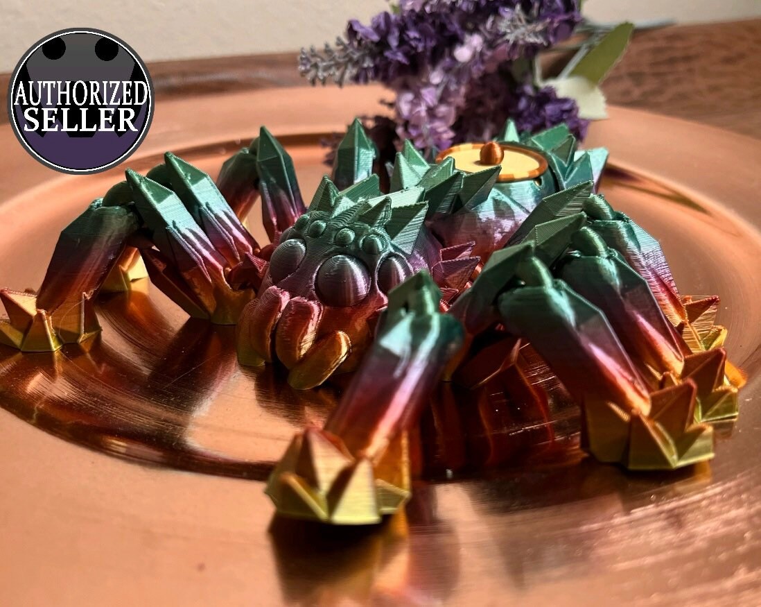 Articulated Spider Fidget Toy Spider Toy Halloween Gift - Etsy