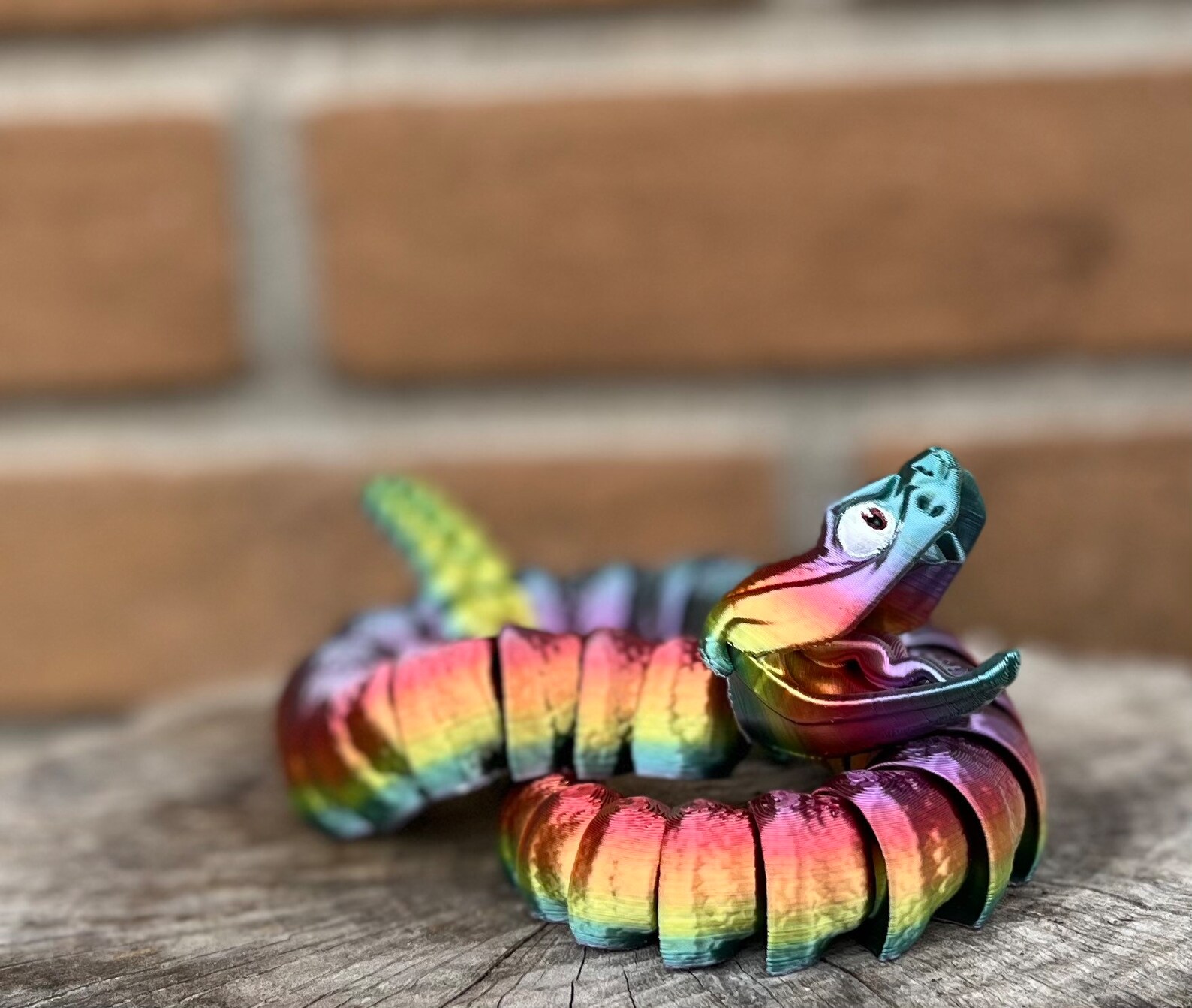 Articulated Rattle Snake Fidget, Snake Fidget Toy, Snake Toy, ASMR ...