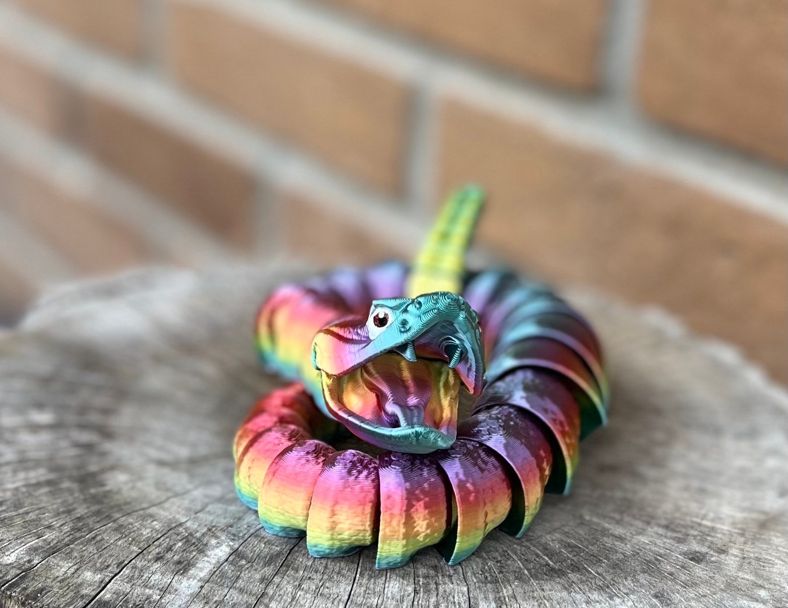 Articulated Rattle Snake Fidget, Snake Fidget Toy, Snake Toy, ASMR ...