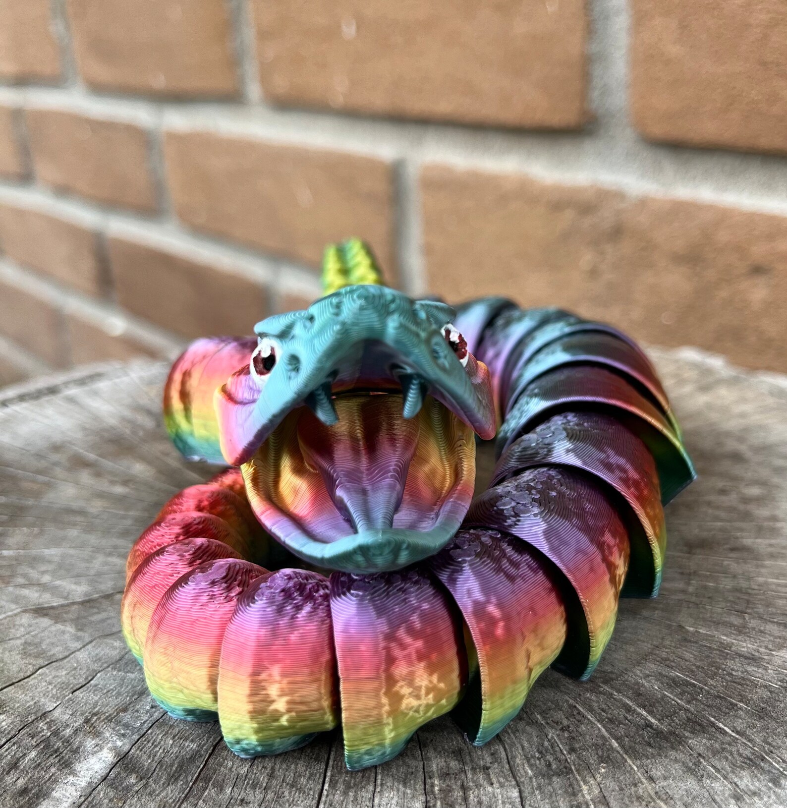 Articulated Rattle Snake Fidget, Snake Fidget Toy, Snake Toy, ASMR ...