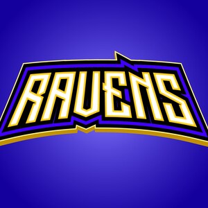 Ravens Typography Design, Fully Editable Graphic Football SVG, PNG ...