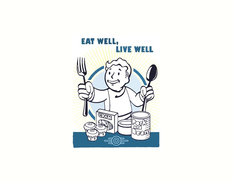 Fallout Inpired Vector Art, SVG & PNG Digital Download, Cut File ...
