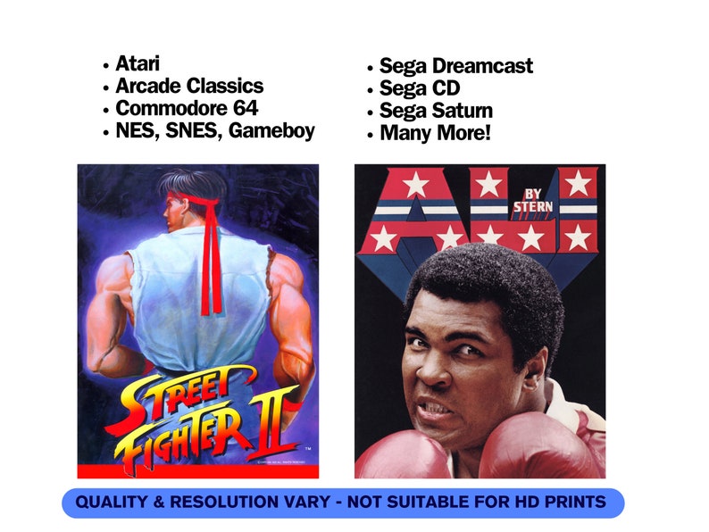 Retro Video Game Ad & Flyer Collection 12,410 Files Classic Game ...