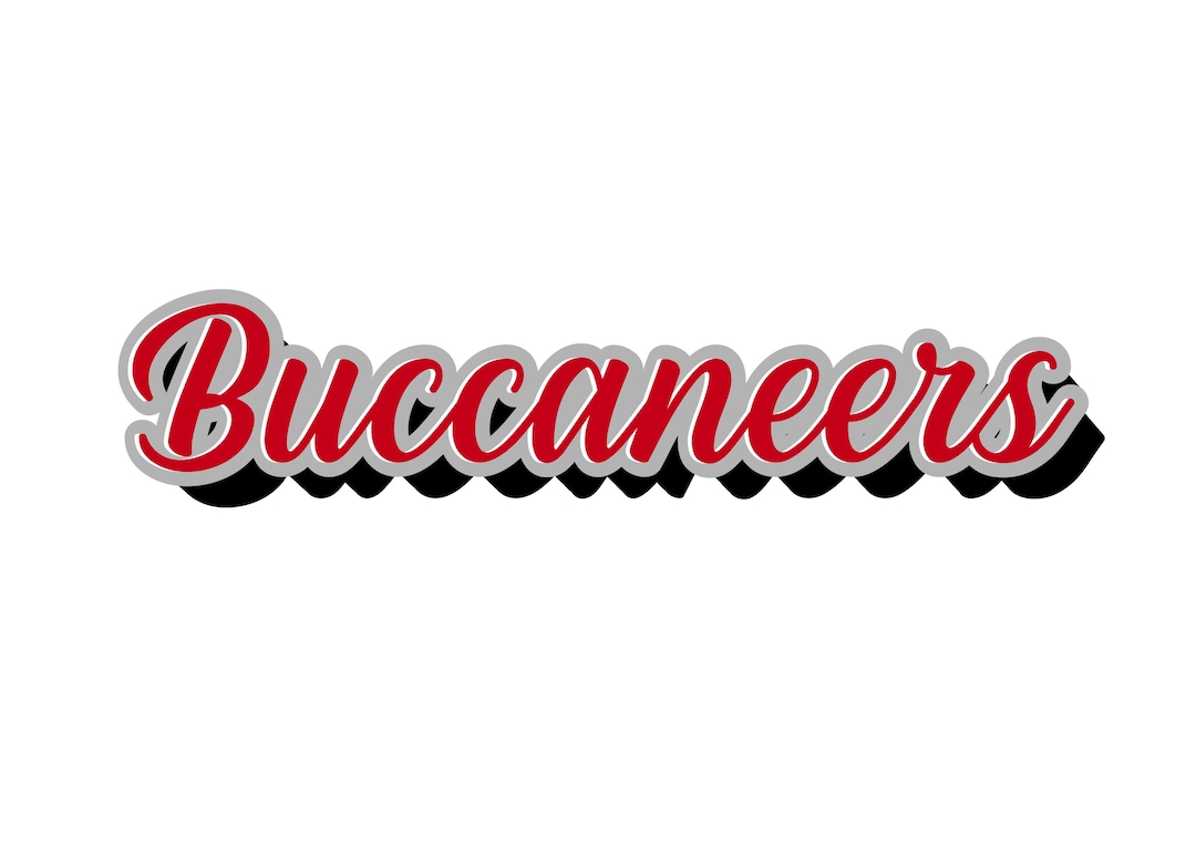 Buccaneers Typography Design, Editable Graphic Football SVG PNG ...