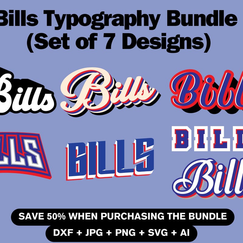 Buffalo Bills Clipart - Etsy