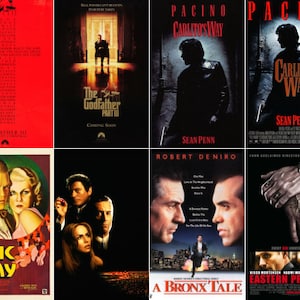 Mafia Movie Poster Collection. Downloadable Set of 25 HD Posters From ...