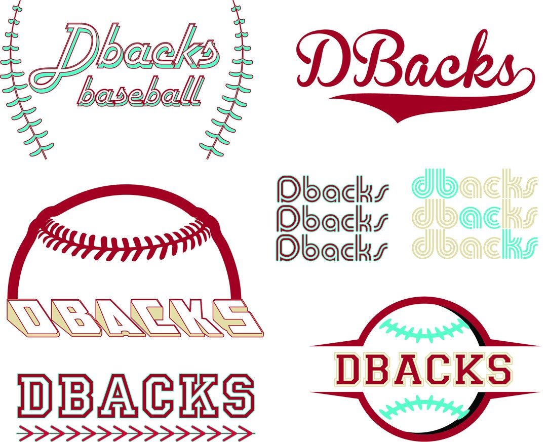 Dbacks SVG, Dbacks Retro SVG, Dbacks PNG, Digital Download, Cut File ...