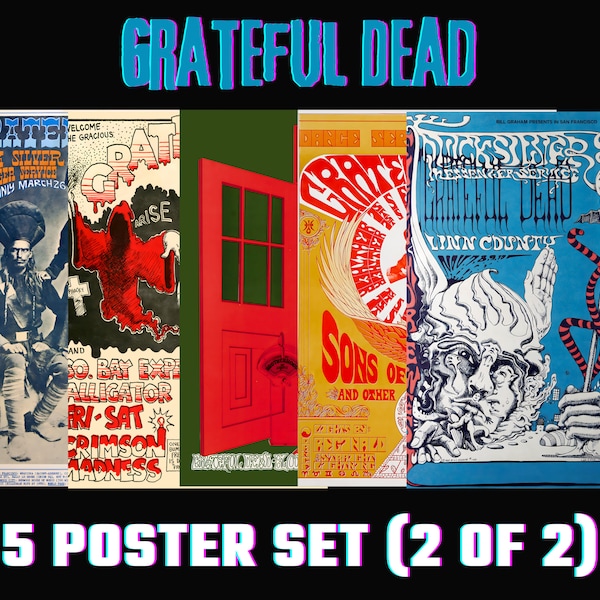 Grateful Dead Posters - Etsy