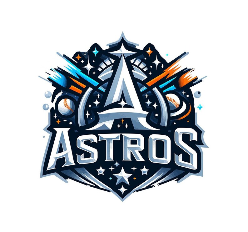 Astros SVG, Astros Retro SVG, Astros PNG, Descarga digital, Archivo ...
