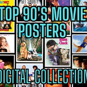 90's Movie Posters Collection Over 700 High-quality Digital Posters ...