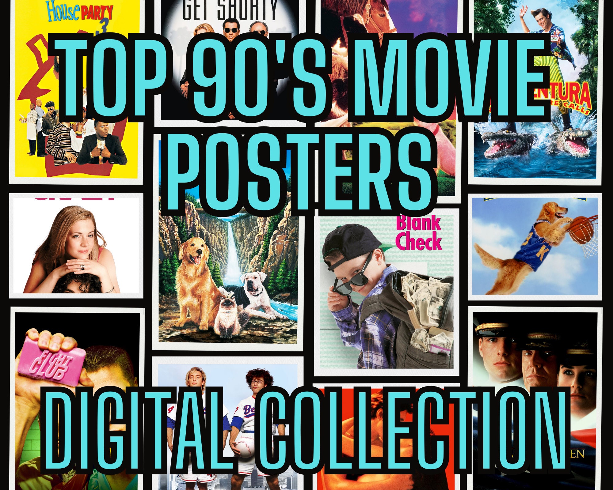 90's Movie Posters Collection Over 700 High-quality Digital Posters ...