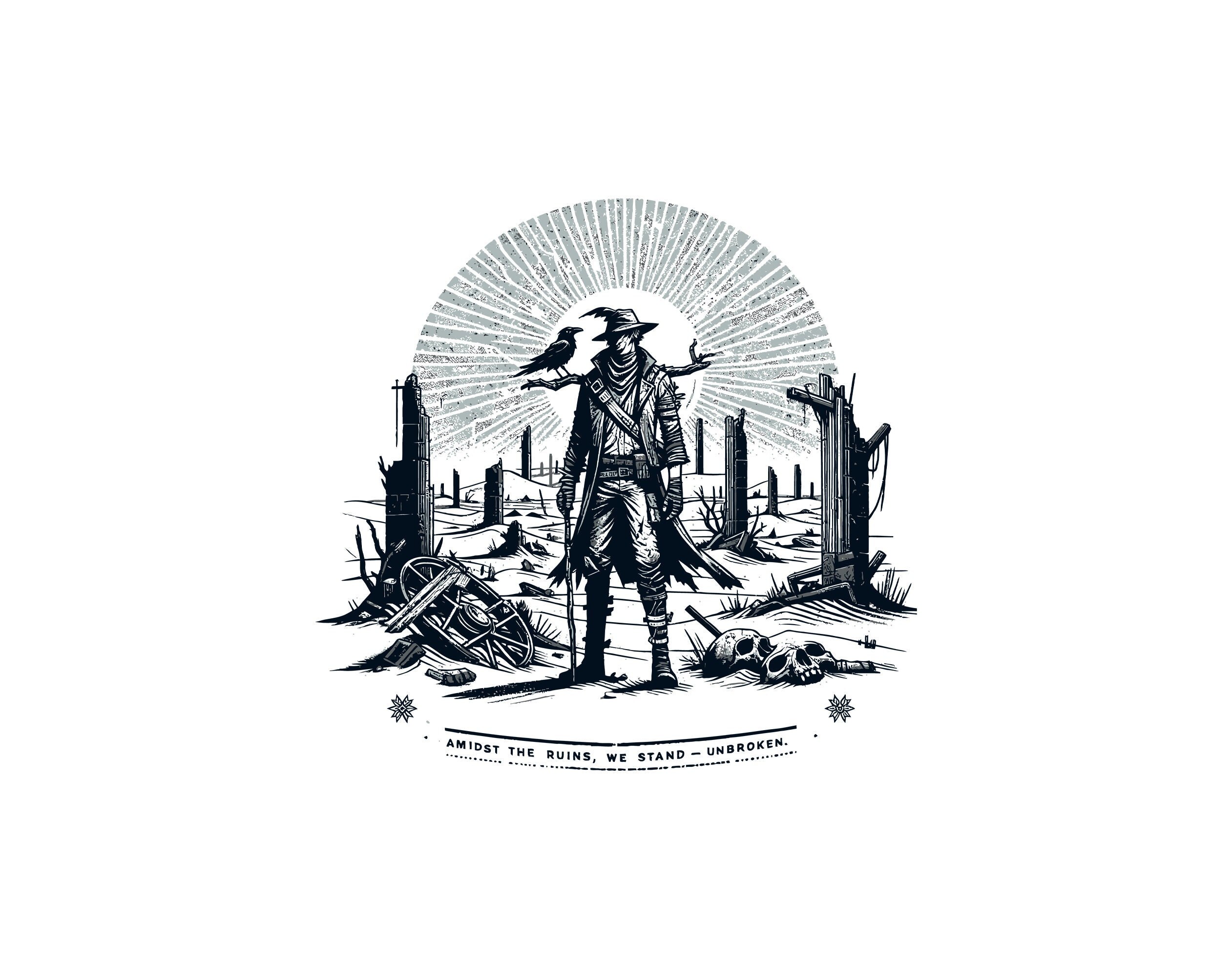 Fallout Inpired Vector Art, Transparent SVG & PNG Digital Download, Cut ...