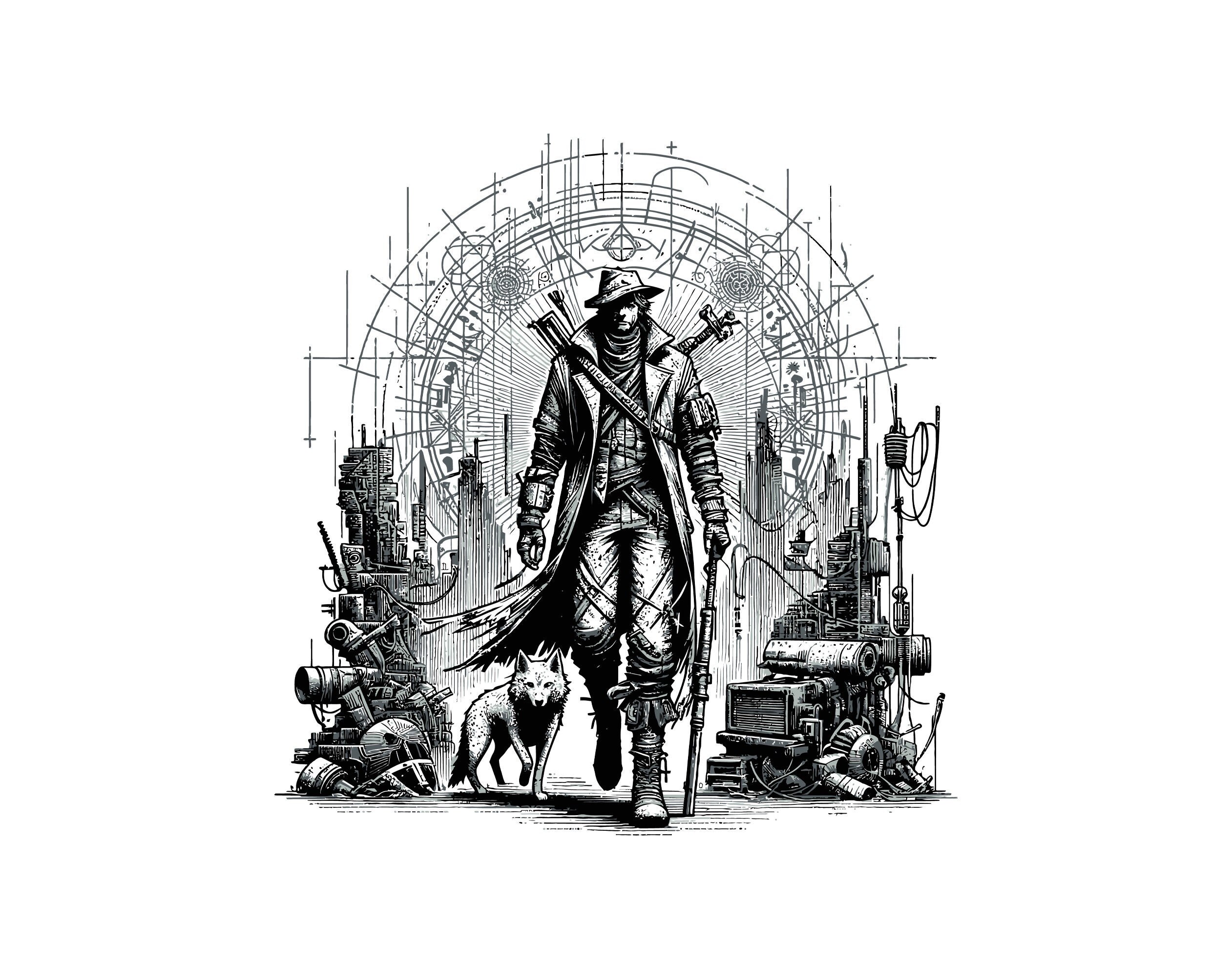 Fallout Inpired Vector Art Transparent SVG & PNG Digital Download, Cut ...