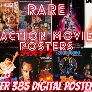 385 Rare Action Movie Posters From Around the Globe at 300dpi 150 Bonus ...