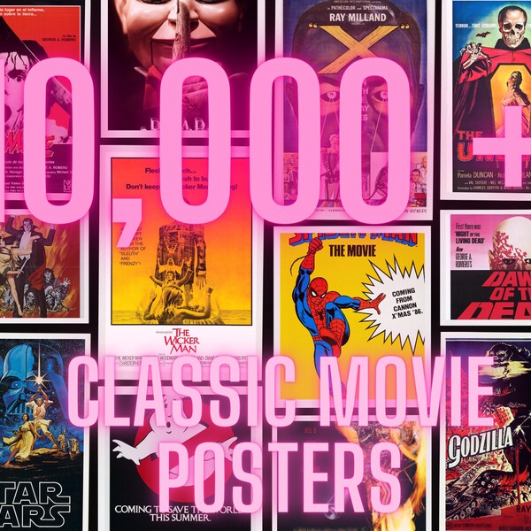 Classic Movie Poster - Etsy