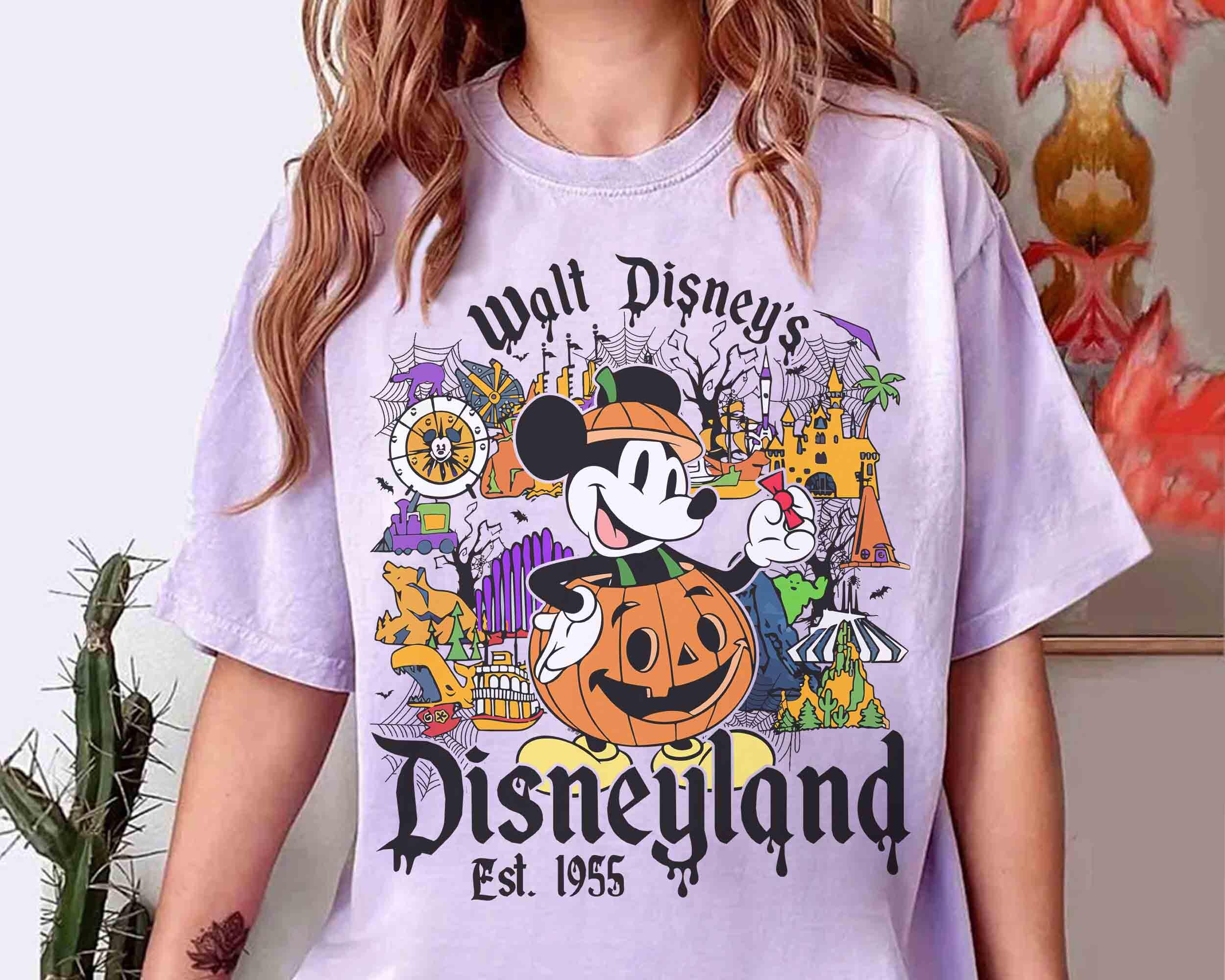 Retro Walt Disney's Disneyland Est. 1955 Halloween Shirt, Custom Disney ...