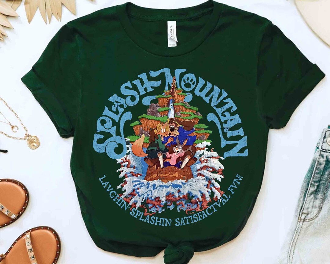 Disney Splash Mountain 1989 Brer Rabbit Bear Fox Retro T-shirt, WDW ...