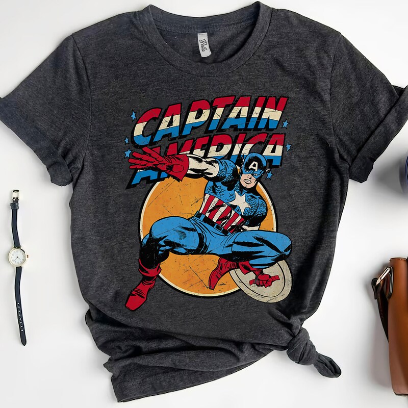 Captain America Shirt - Etsy