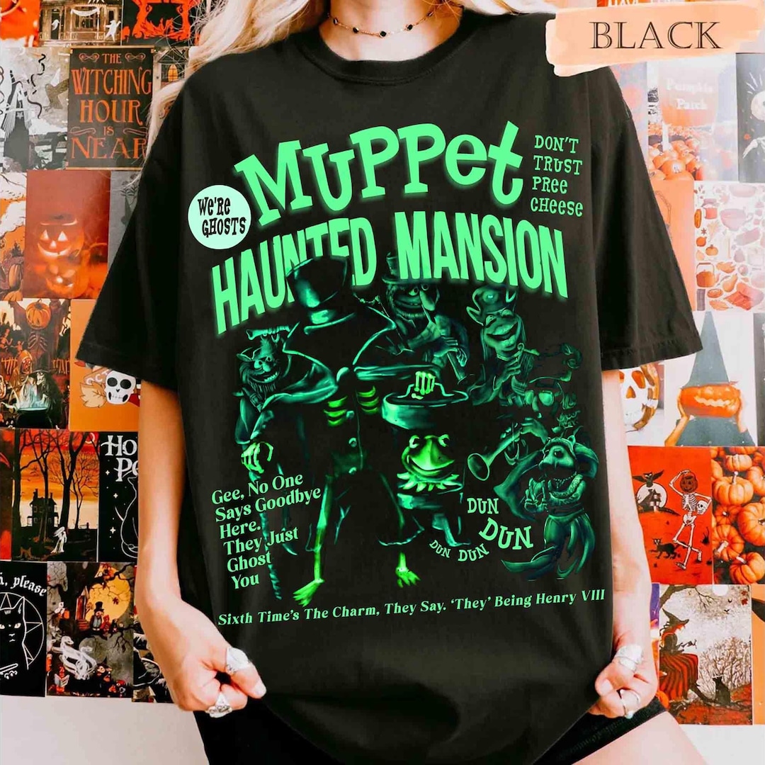 The Muppets Costume Haunted Mansion Foolish Mortals T-shirt, Disney ...