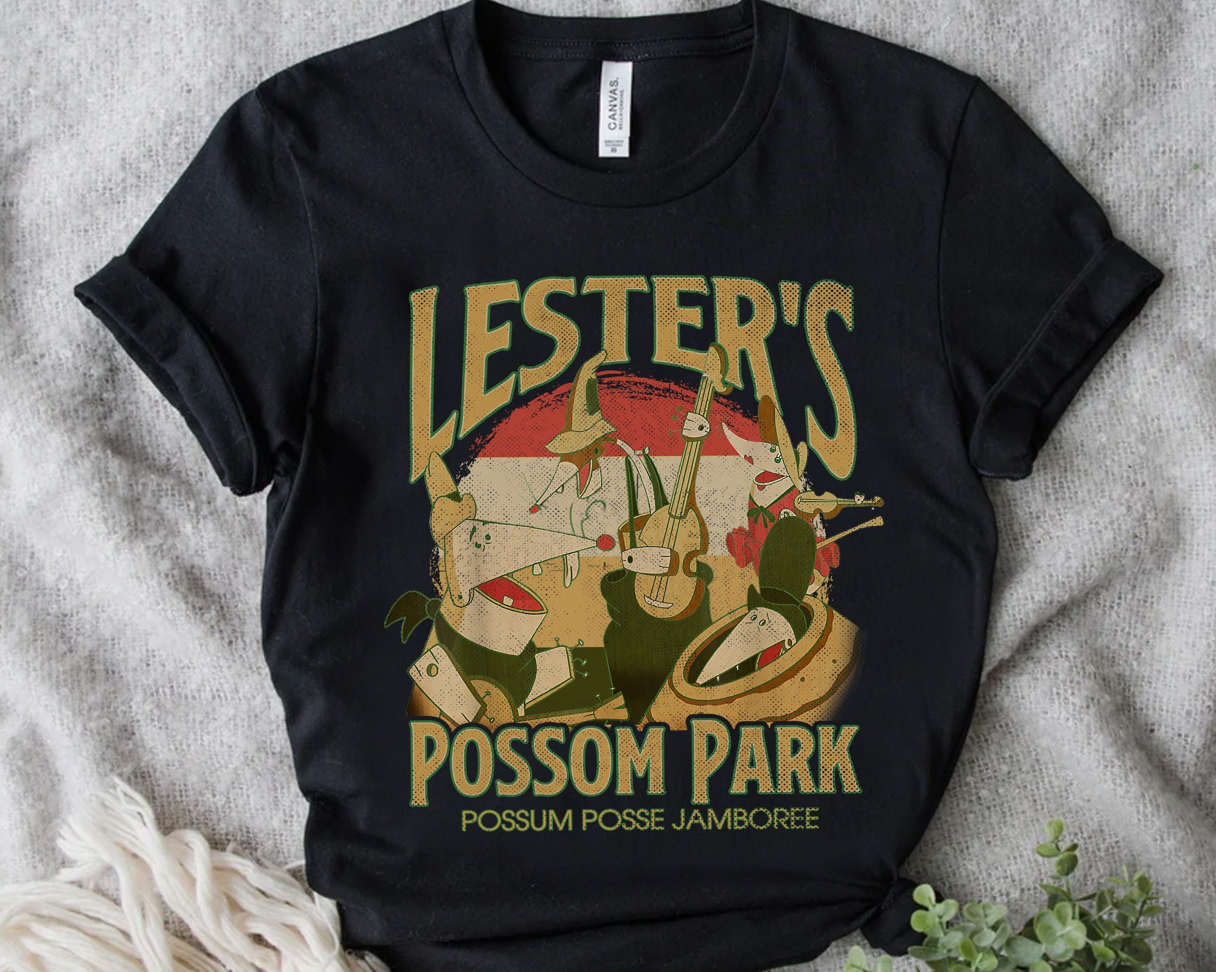 Disney A Goofy Movie Lester's Possum Park Retro T-shirt - Etsy