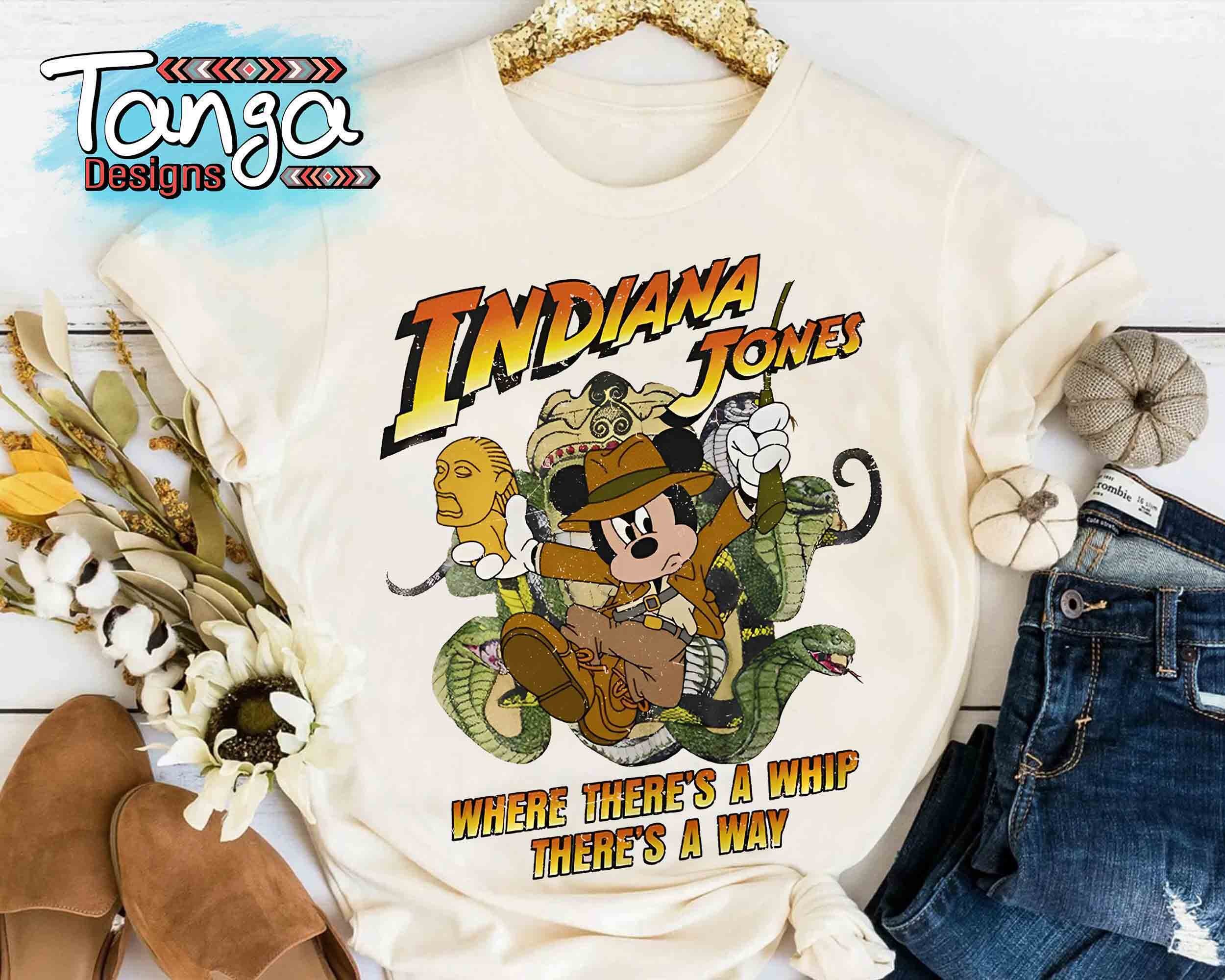 Disney Mickey Mouse Indiana Jones Adventures Retro Shirt - Etsy