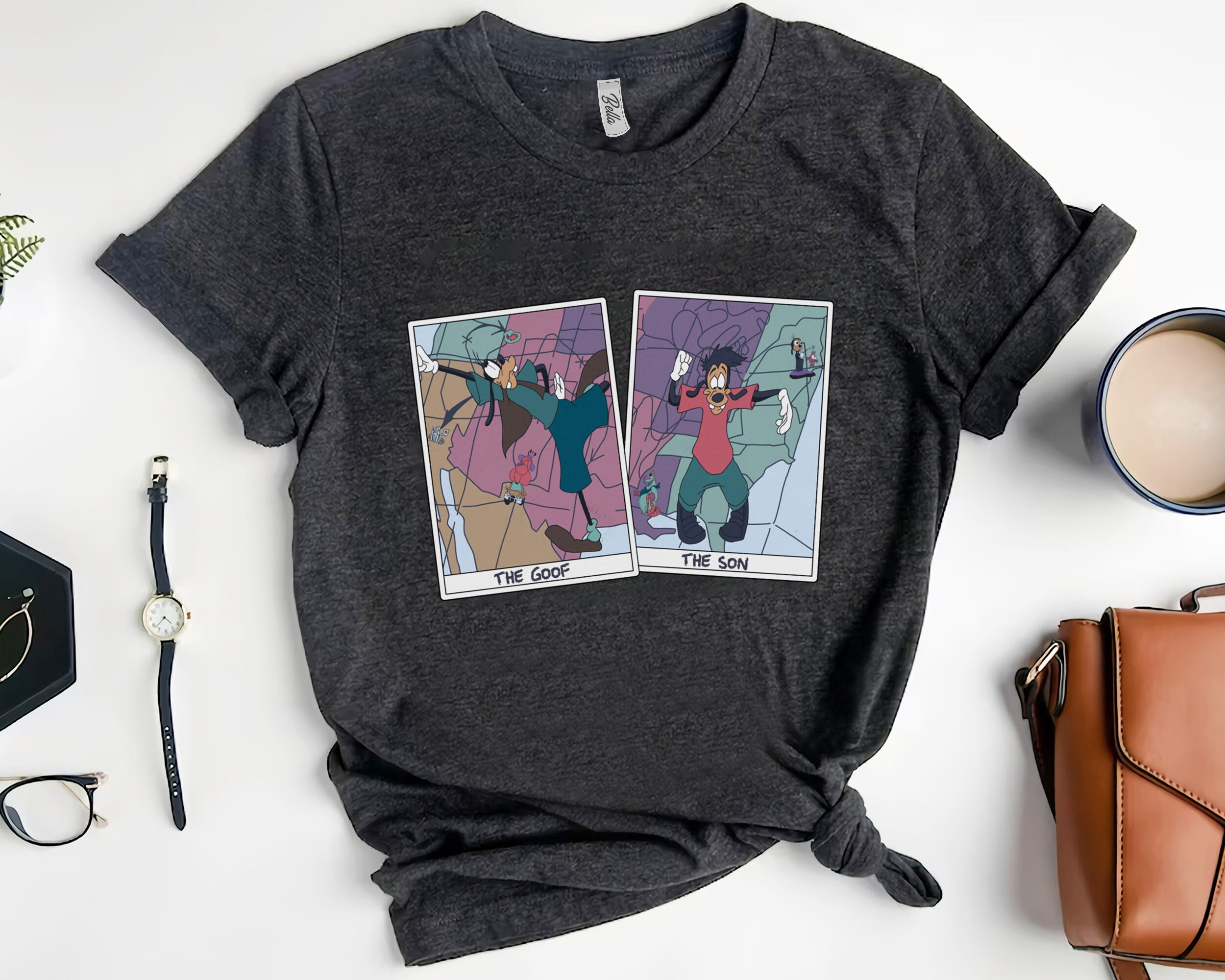 Disney A Goofy Movie The Goof The Son Cards T-shirt