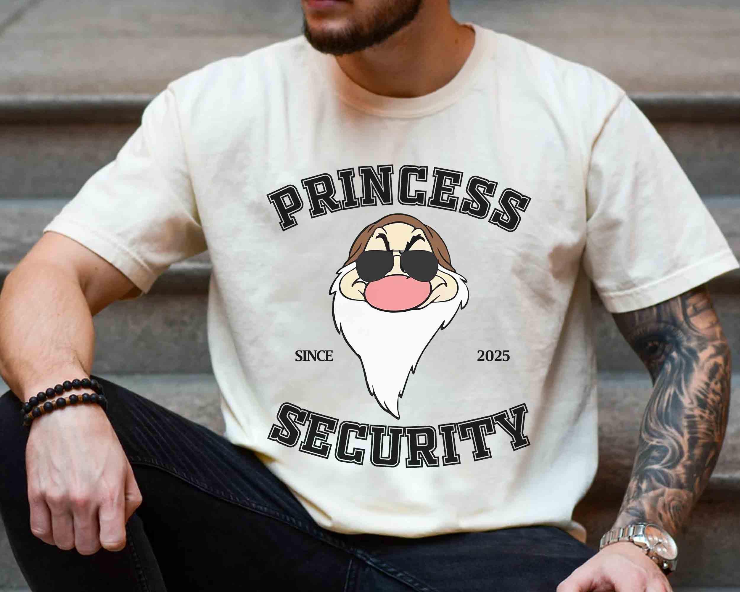 Customize Mickey Olaf Mushu Disney Princess Security 2026 Shirt, Happy ...