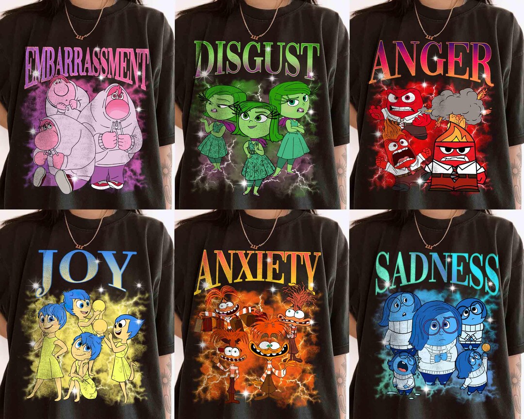 Pixar Inside Out Characters Group Bootleg T-shirt, Today is A Core ...