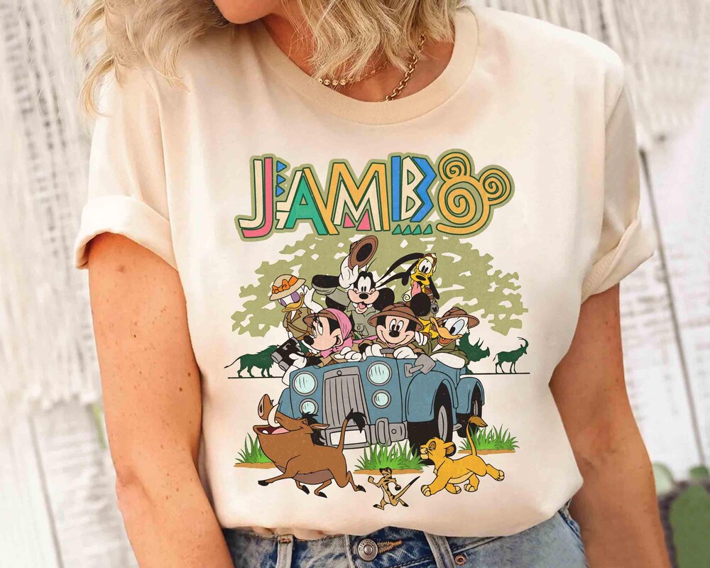 The Lion King Jambo Animal Kingdom Theme Park T-Shirt, Disney Mickey ...
