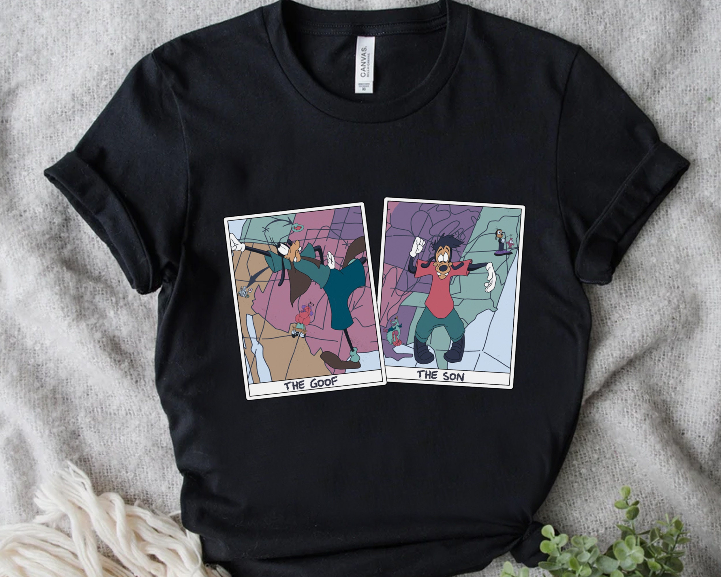 Disney A Goofy Movie The Goof The Son Cards T-shirt