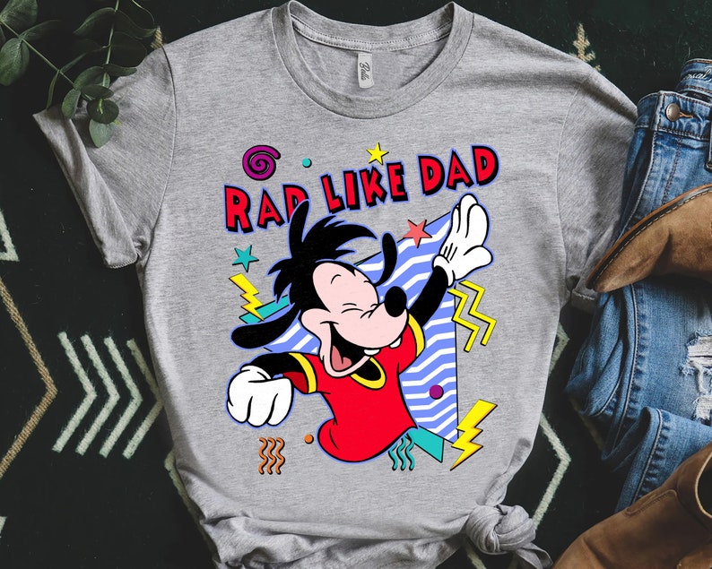 Retro 90s Disney Couples A Goofy Movie Goofy Rad Dad Son Max - Etsy