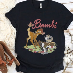 Disney Bambi Group Shot Logo Shirt, Magic Kingdom Holiday Trip Unisex T ...
