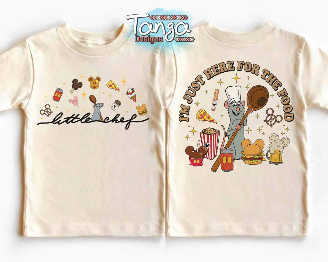 2-sided Disney Pixar Ratatouille Remy Little Chef Shirt, Remy's ...