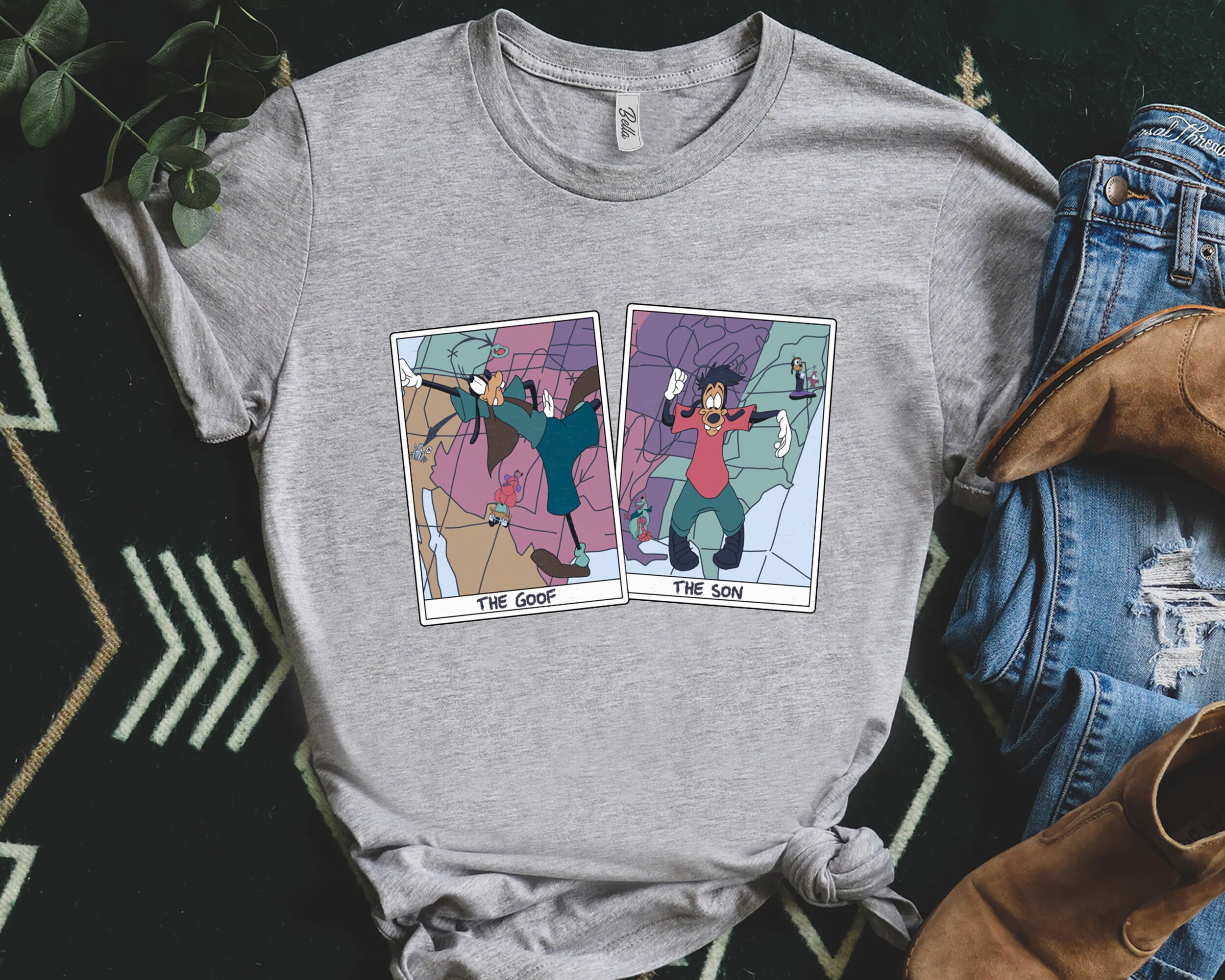 Disney A Goofy Movie The Goof The Son Cards T-shirt