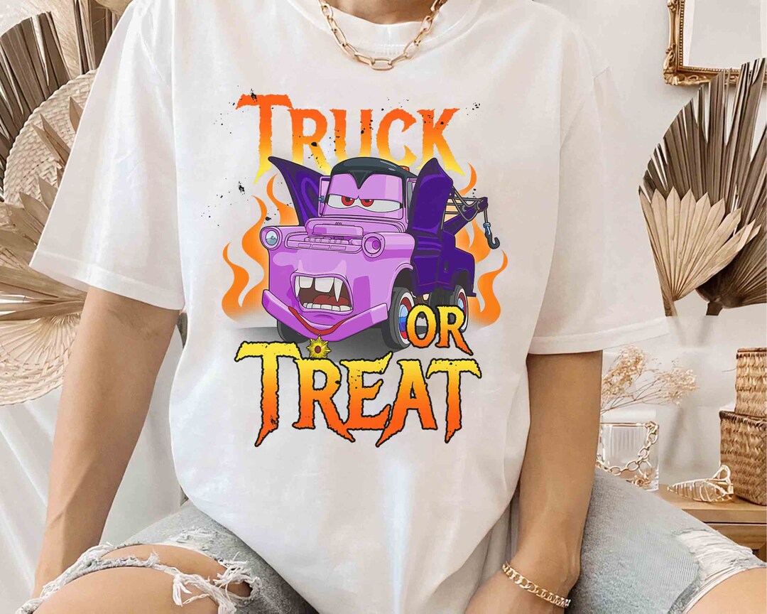 Disney Pixar Cars Tow Mater Halloween Vampire Truck or Treat - Etsy