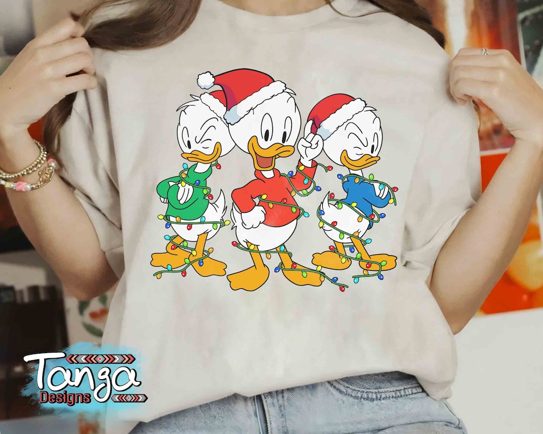 Disney Ducktales Santa Huey Louie Dewey Christmas Light - Etsy