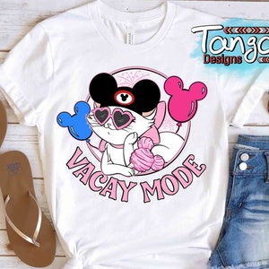 Disney the Aristocats Marie Cat Vacay Mode Mickey Balloon Shirt, Summer ...