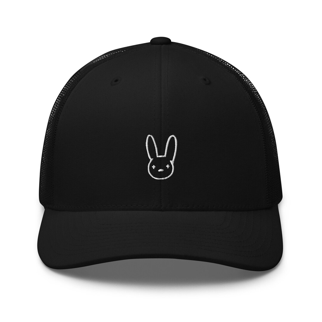Bad Bunny Hat, Adjustable Trucker Cap - Etsy