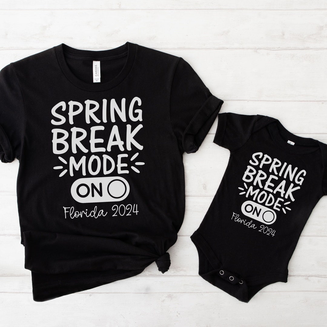 Personalized Spring Break Vacation 2024 Shirt, Matching Family Shirt ...