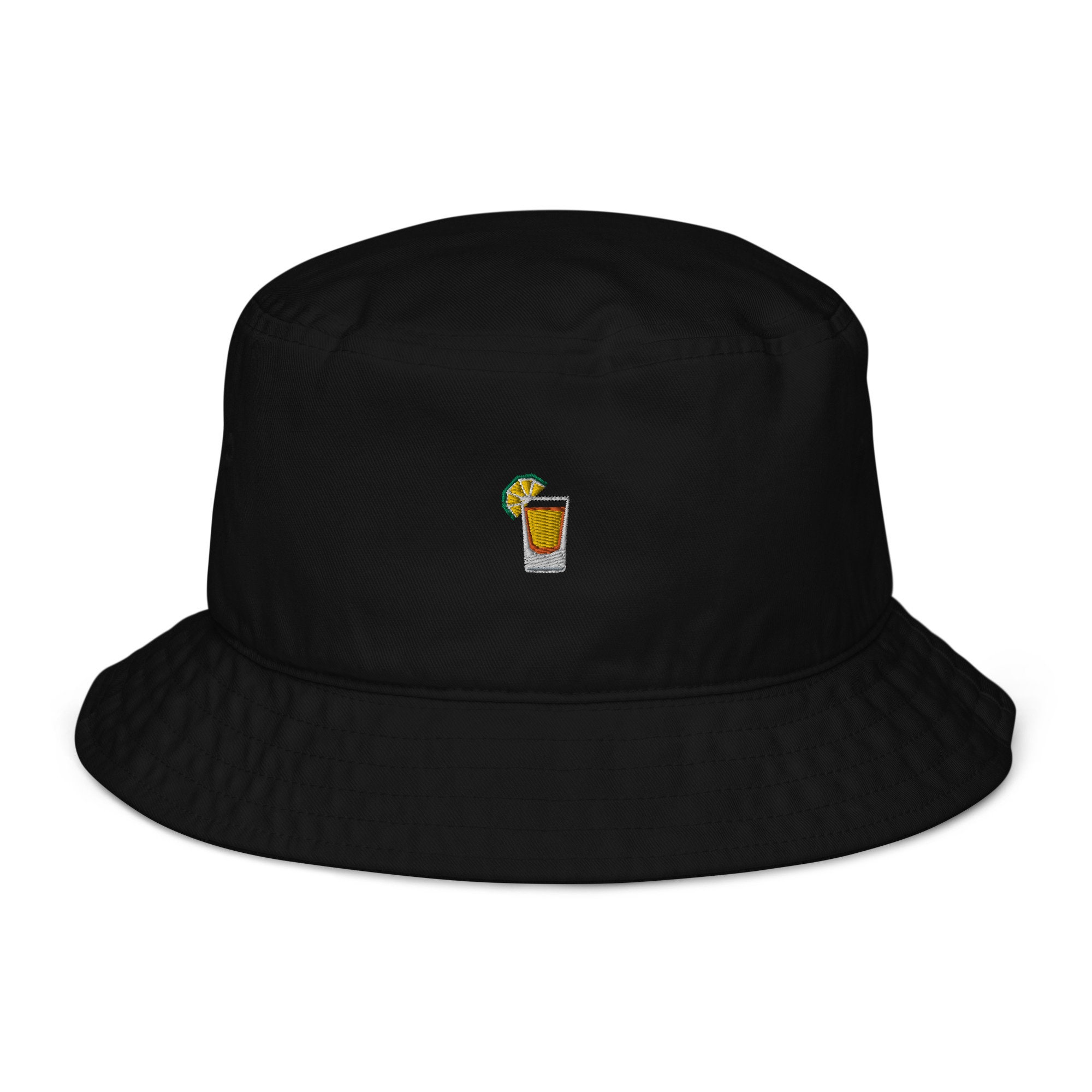 Tequila Shot Bucket Hat Embroidered 100% Organic Cotton - Etsy